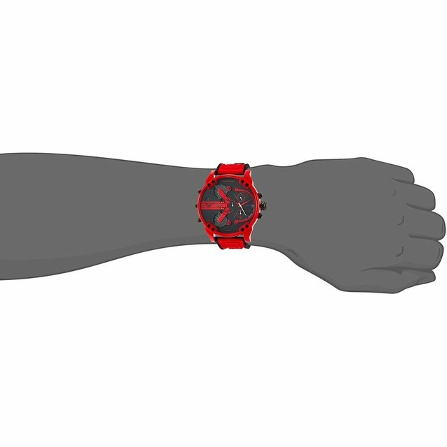 Diesel Mr Daddy Men's Red Watch - DZ7431 for sale online | eBay