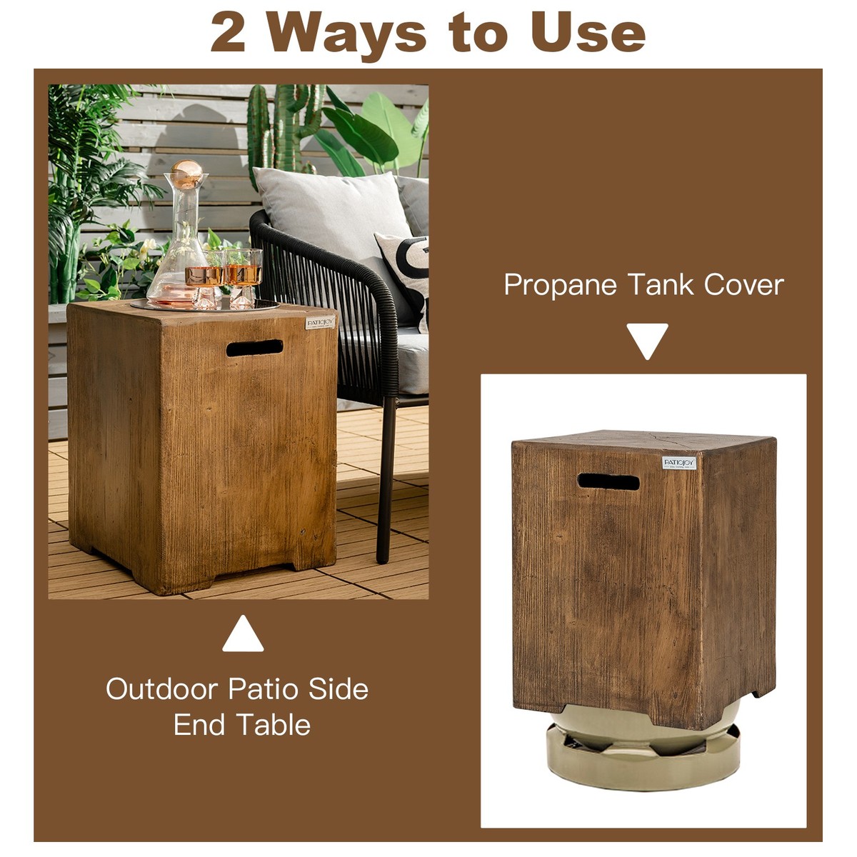 Home Depot Propane Cover Table ThermoMate Propane Tank Cover Table, 20 ...