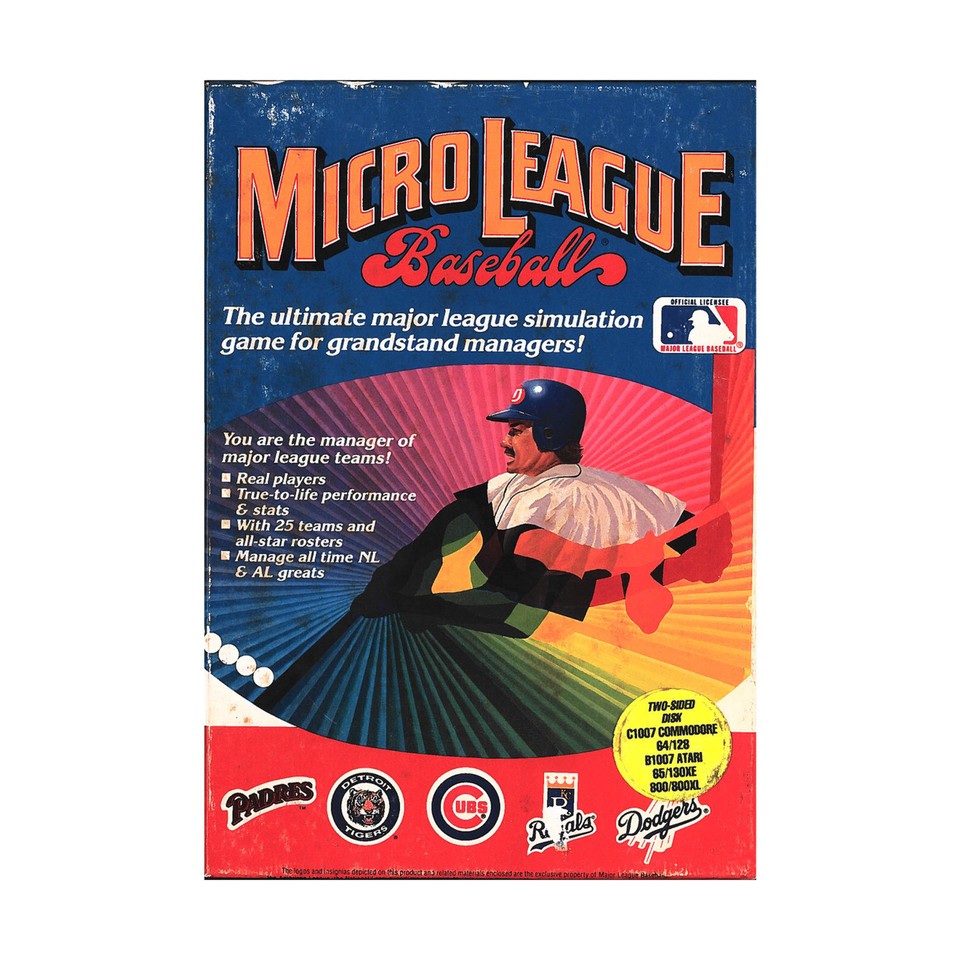 MicroLeague Computer Wargame Baseball Fair/NM | eBay
