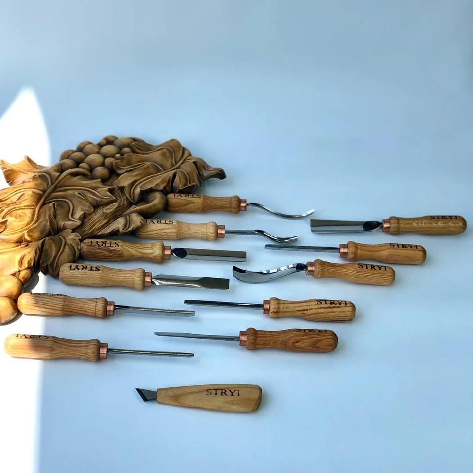 Wood carving kit, Stryi carving tools, Chisels set, Relief carving tools, Gouges | eBay