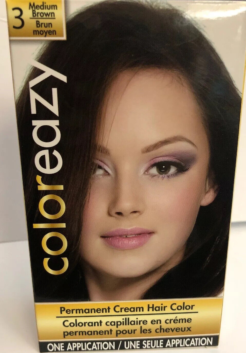 Coloreazy Permanent Cream Hair Color #3 Medium Brown | eBay
