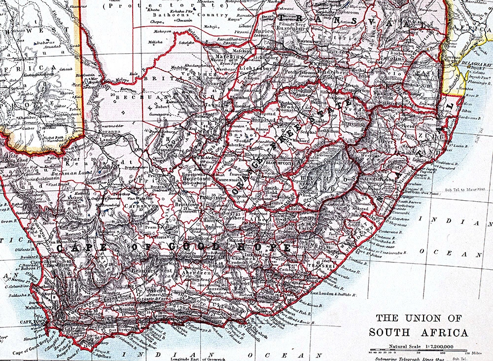 Transvaal South Africa Map