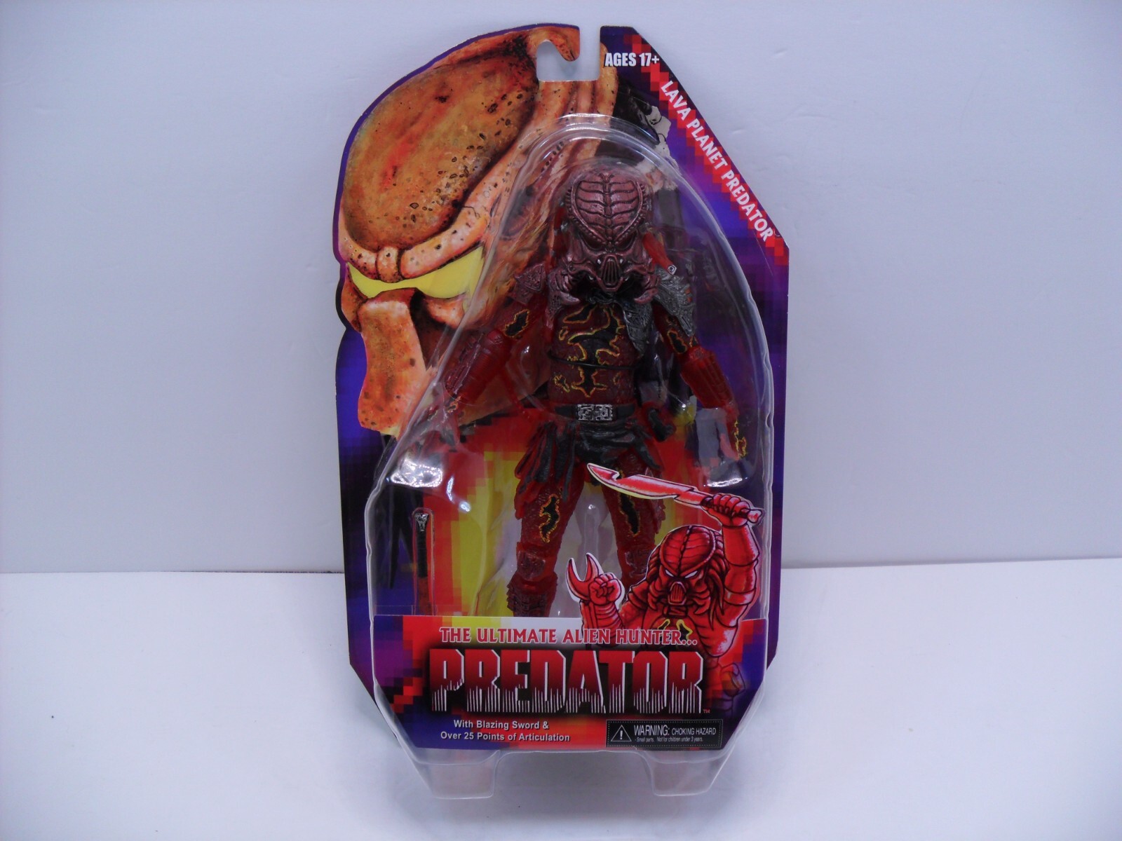 2013 NECA Reel Toys Lava Planet Predator 6" Translucent Red Figure | eBay