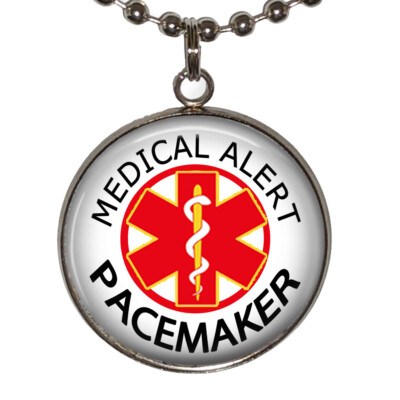Pacemaker Medical Alert Necklace Heart Patient Waterproof Resin 24 ...