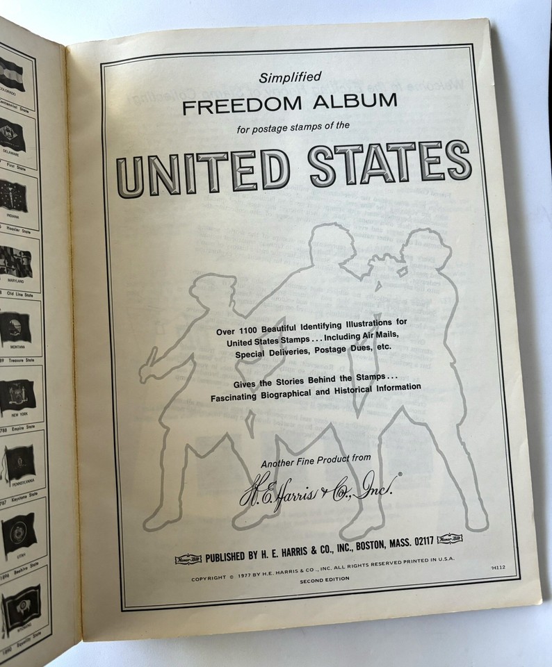 1977 The Harris Freedom Stamp Album United States , Some Stamps July ...