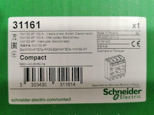 INV100 4P 100A Interrupteur Sectionneur Schneider 31161 | eBay