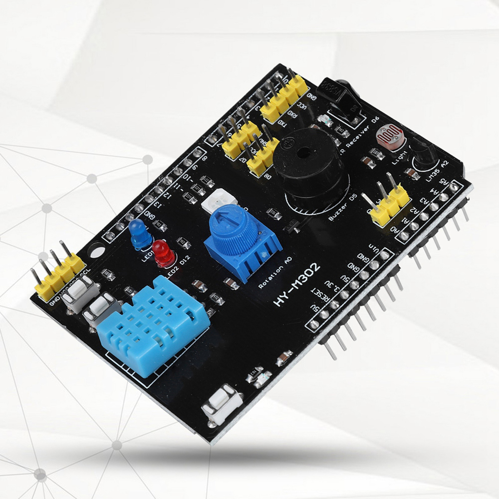 9in1 Multifunction Module Expansion Board Buzzer For LM35 LED Module ...