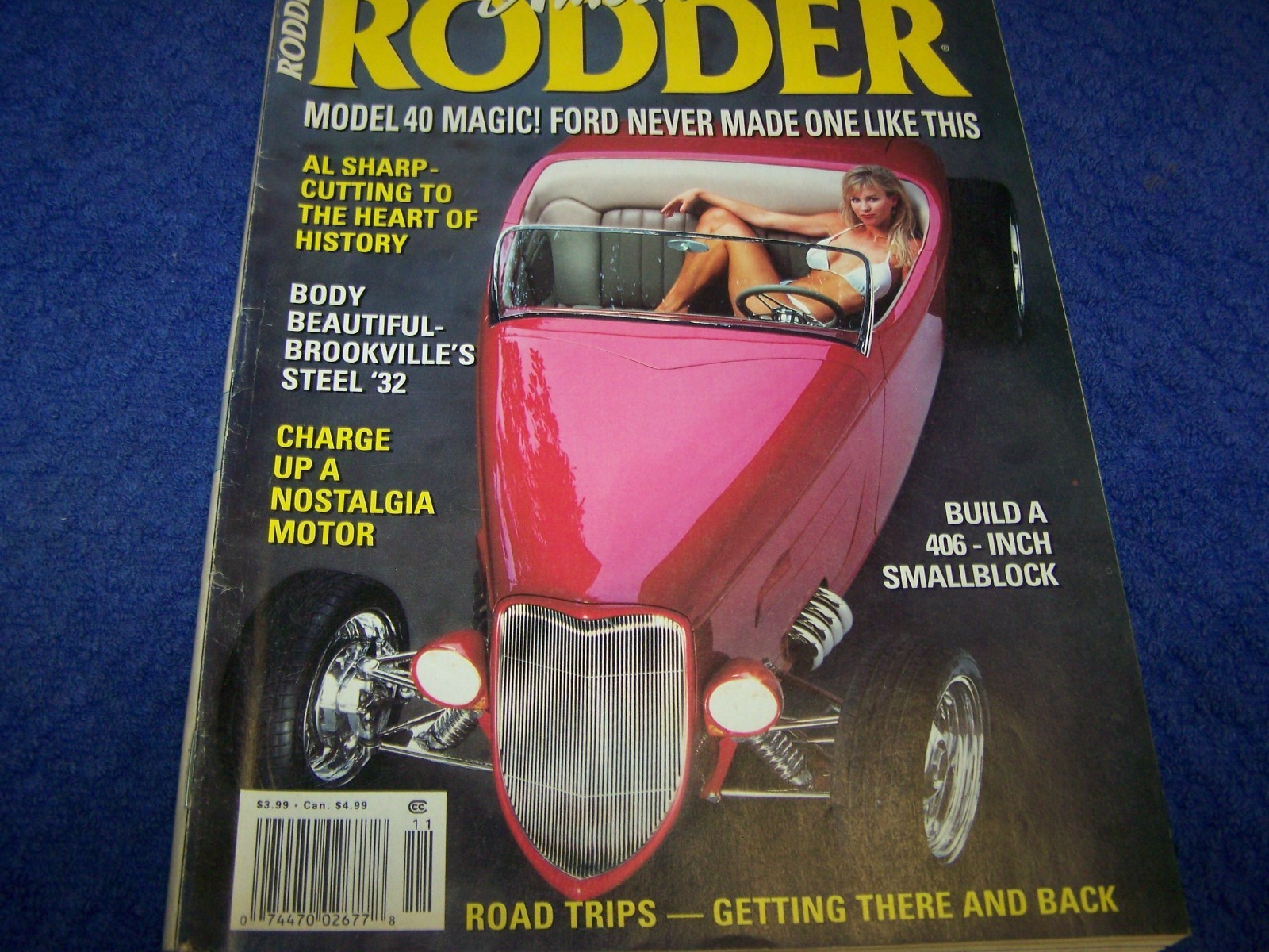 American Rodder Magazine, Hot Rod,Rat Rod.Back Issue Nov. 1997 | eBay