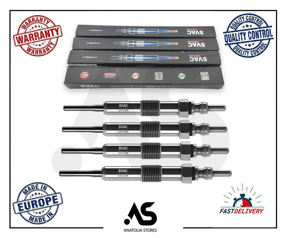 4X Glow Plugs For Renault Clio Kangoo Megane Laguna Scenic 1.5 Dci ...