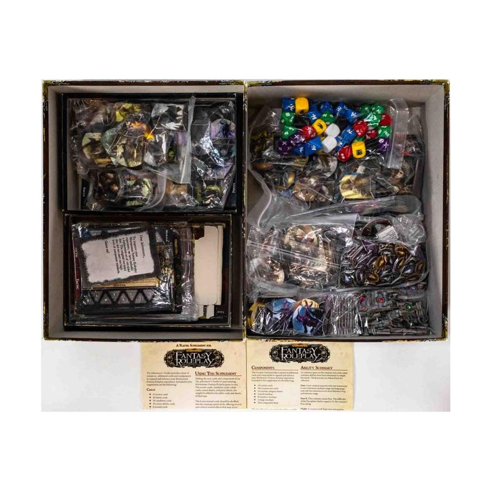 FFG RPGs Warhammer Fantasy Roleplay Collection #17 - Core Set + 7 Supp ...