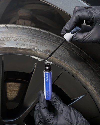 for Tesla Wheel Touch Up Paint with Curb Rash Repair Kit - DIY Kit with ...