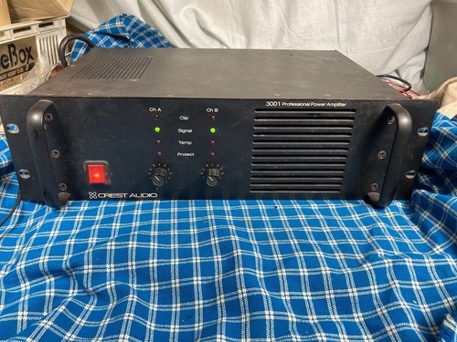 Crest Audio 3001 Power Amplifier Used Home Audio 220W Fully Serviced | eBay