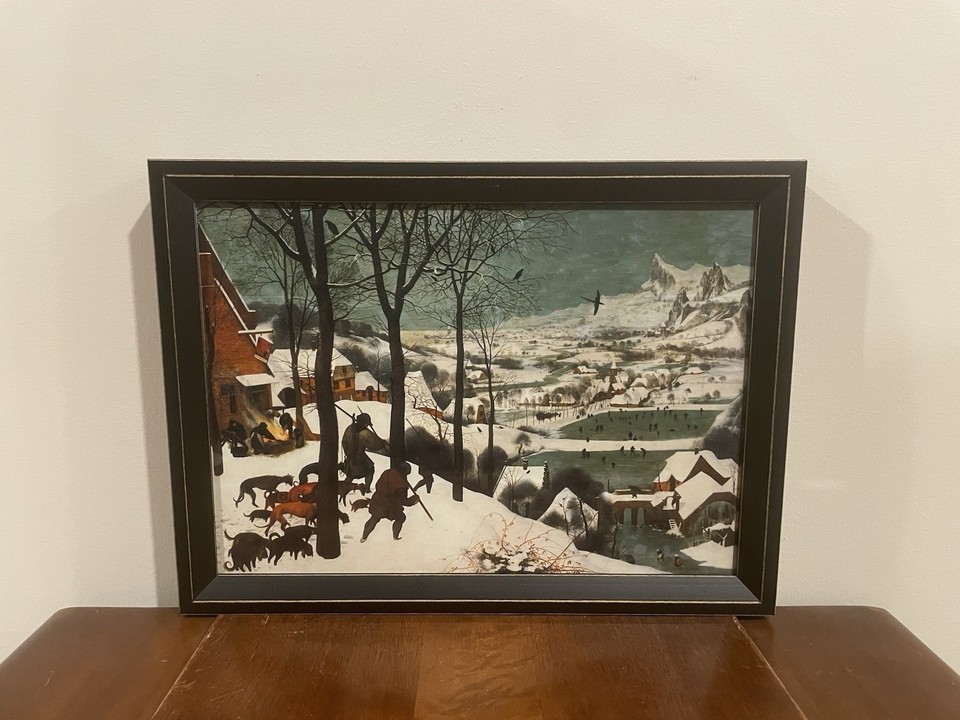 Hunters in the Snow 17x13 Pieter Bruegel Framed Print Renaissance Wall ...