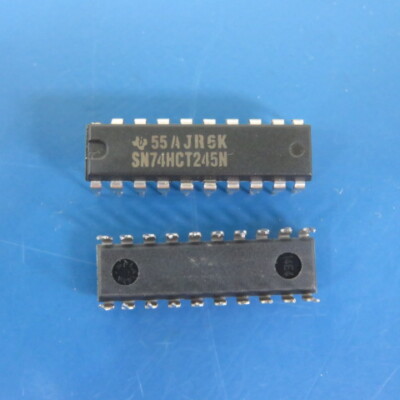 TEXAS INSTRUMENTS SN74HCT245N Qty of 14 per Lot IC; Octal Bus ...