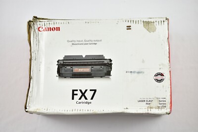 Genuine Canon FX7 Black Toner Cartridge 7621A001[AA] for LaserCLASS 710 ...