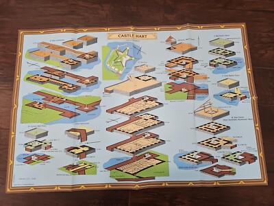 Castle Hart Map from Castles box set - Greyhawk Adventures - AD&D 2E ...