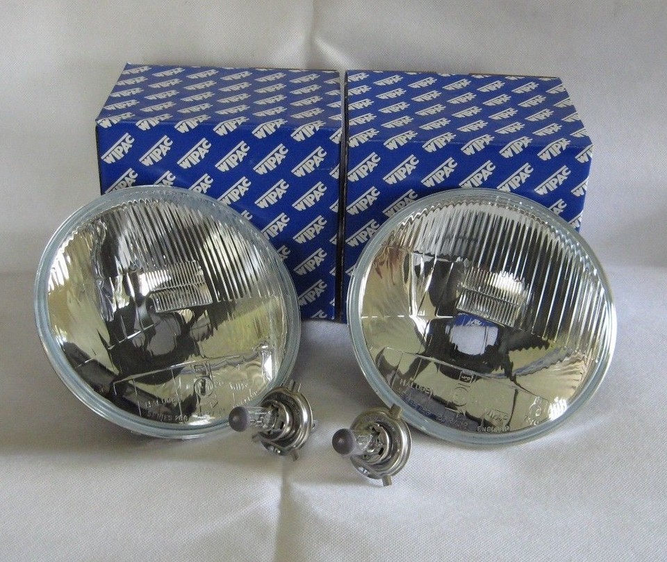 Defender, Range Rover Classic Pair of 7" Halogen Head Lamp Unit RTC4615 ...