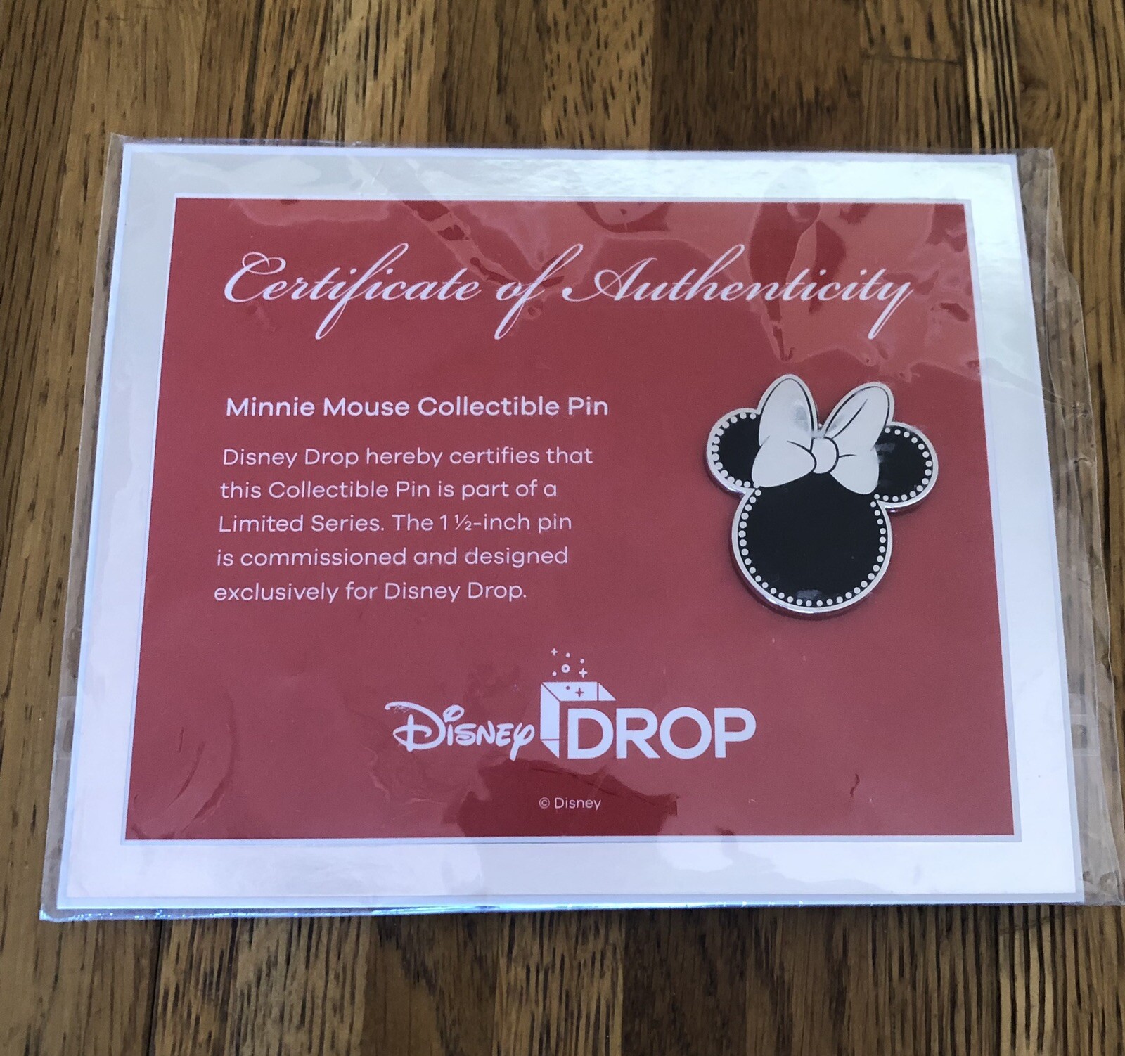 DISNEY DROP MINNIE MOUSE COLLECTABLE (1 1/2 inch) PIN- NEW - $10 | eBay
