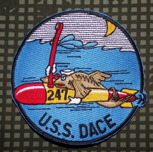 US Navy USS Dace SS 247 Submarine Embroidered Full Color Patch | eBay