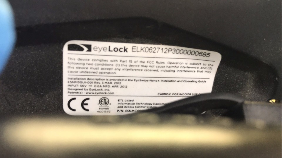 EYELOCK EyeSwipe-Nano | eBay