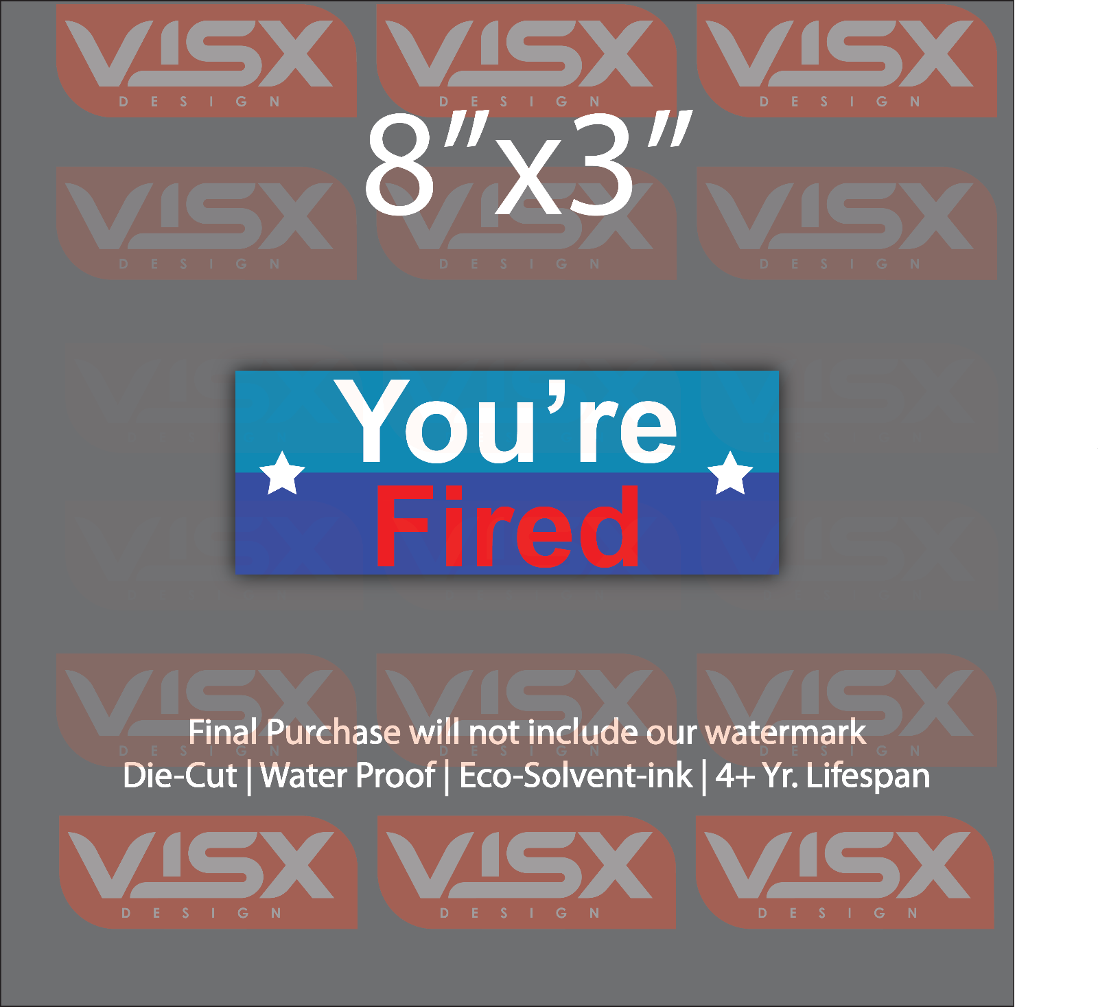 You're fired Trump 2020 Bumper Sticker funny tailgate meme president ...