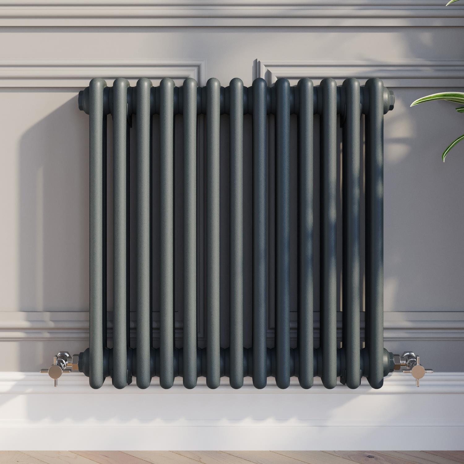 Traditional Colosseum Horizontal Triple Bar Column Radiator 600 x 605 ...