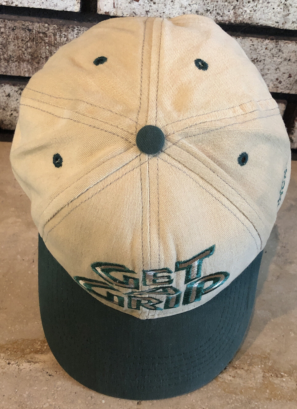 Get a Grip Clean & Tacky Baseball Hat Cap Leather Strapback Made in USA ...