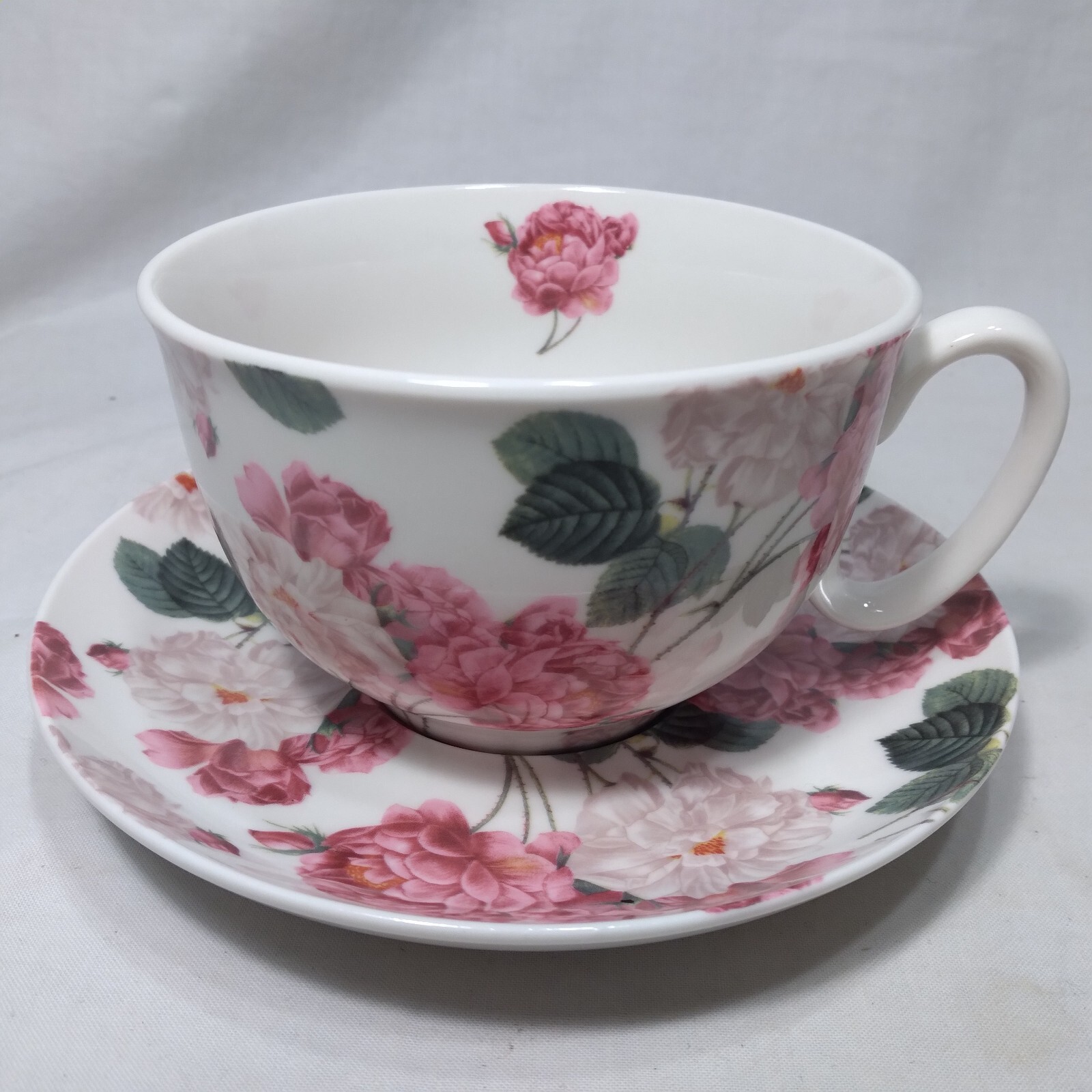 Grace Tea Ware Oversized Tea Coffee Cup And Saucer | eBay