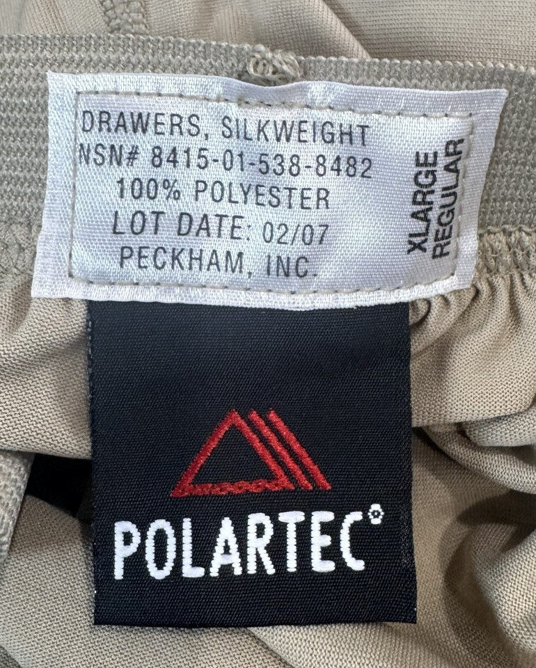 USGI Cold Weather Drawers Liteweight LVL1 ECWCS GEN III Tan | eBay