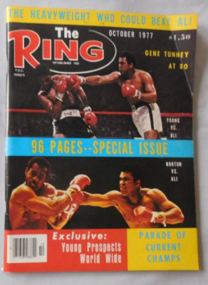 Muhammad Ali Vs Jimmy Ellis Ken Norton October 1977 The RING Boxing ...