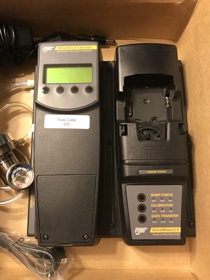 BW Technologies Microclip XT XL X3 BW Microdock II Dock Gas Detector ...
