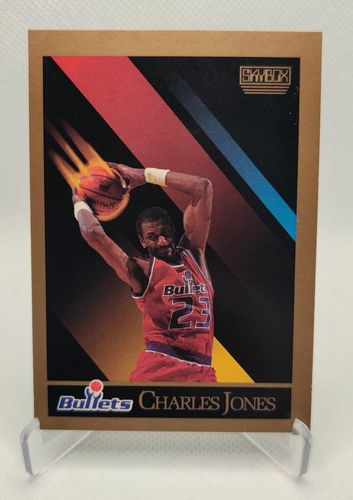 1990-91 SkyBox Washington Bullets Basketball Card #290 Charles Jones ...