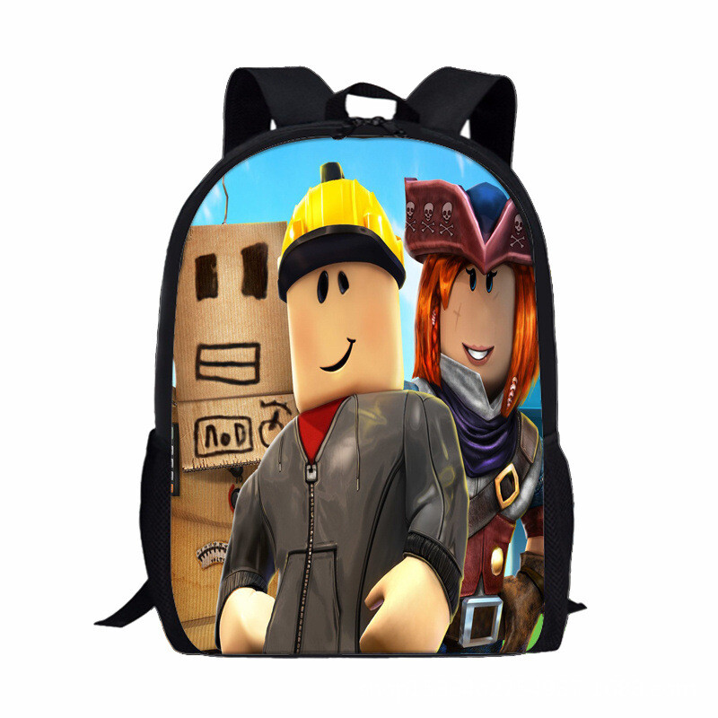ROBOLX Cartoon Backpack 17 Inch Anime Cute Backpack for Boys Girls ...