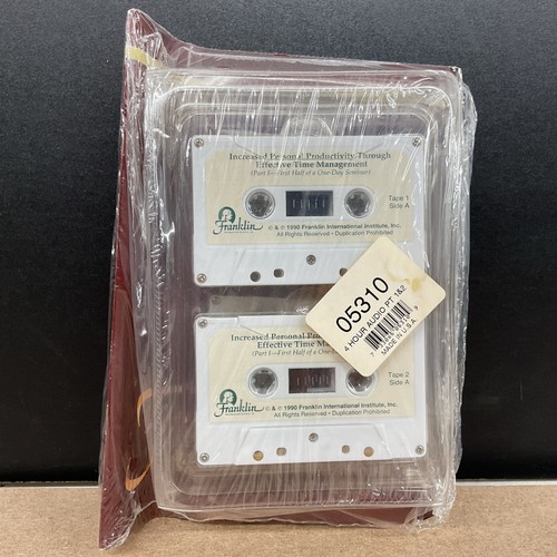 Franklin International Day Planner System Audio Cassette Set Factory ...