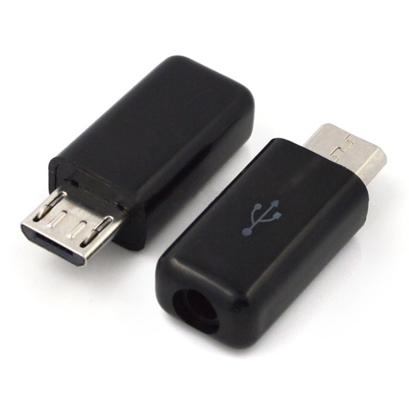 10Pack USB 2.0 Plug 5 Pin Welding Type Male Plug with Black Plastic ...