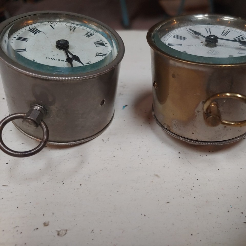 Antique (2) Small Ansonia Alarm Desk Clock untested | eBay