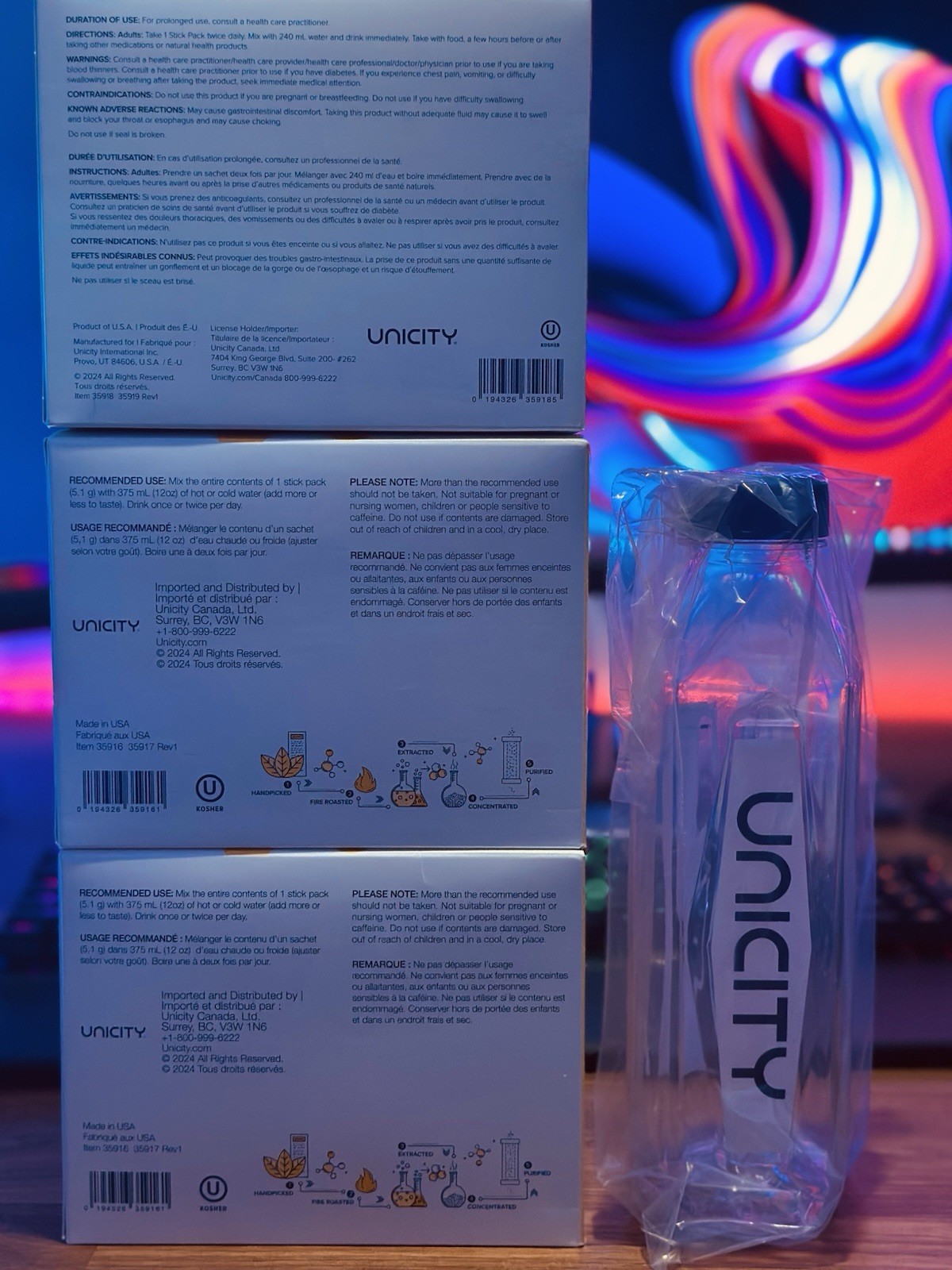 UNICITY Feel Great Pack Balance 30 Stick pack/Unimate 60 Stick pack EXP ...