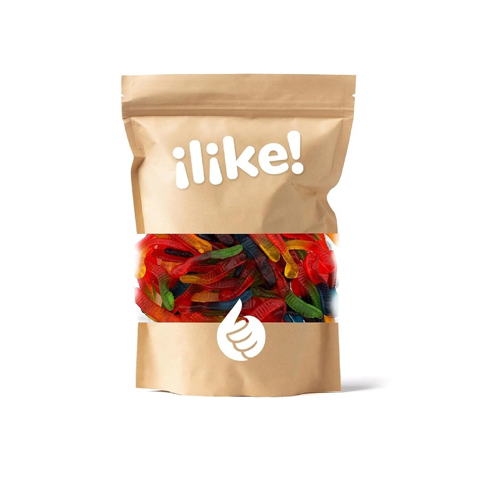 Gummy Worms Candy - Made with Real Fruit Juice - 2-Pound Bag | eBay