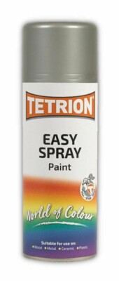Tetrion Easy Spray Paint Silver Chrome 400ml | eBay