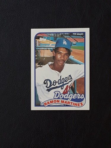 1989 Topps Ramon Martinez Rookie Baseball Card. #225 Los Angeles ...