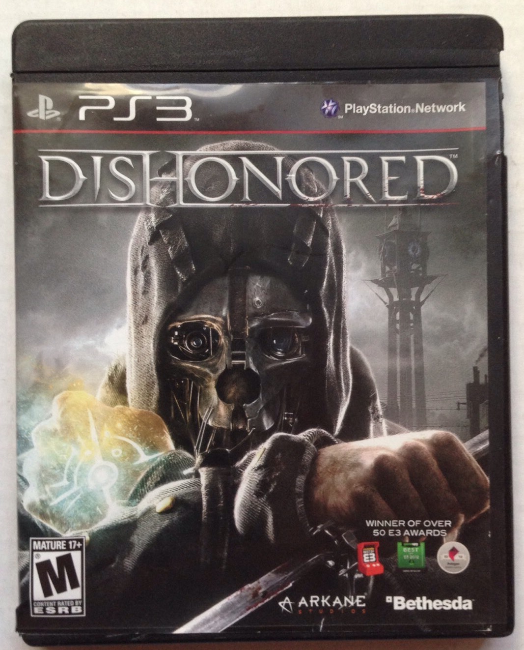 DISHONORED PLAYSTATION 3 PS3 VIDEO GAME, ORIGINAL, MINT DISC, GOOD ...