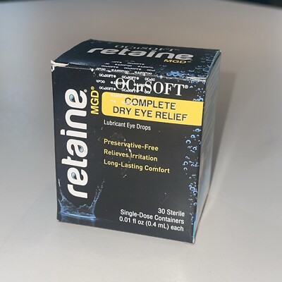OCu SOFT retaine Complete Dry Eye Relief Eye Drops 30 Single Dose ...
