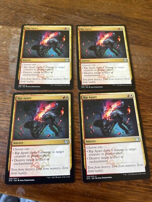 4X (Playset) MTG Trading Card's-RIP APART Strixhaven | eBay