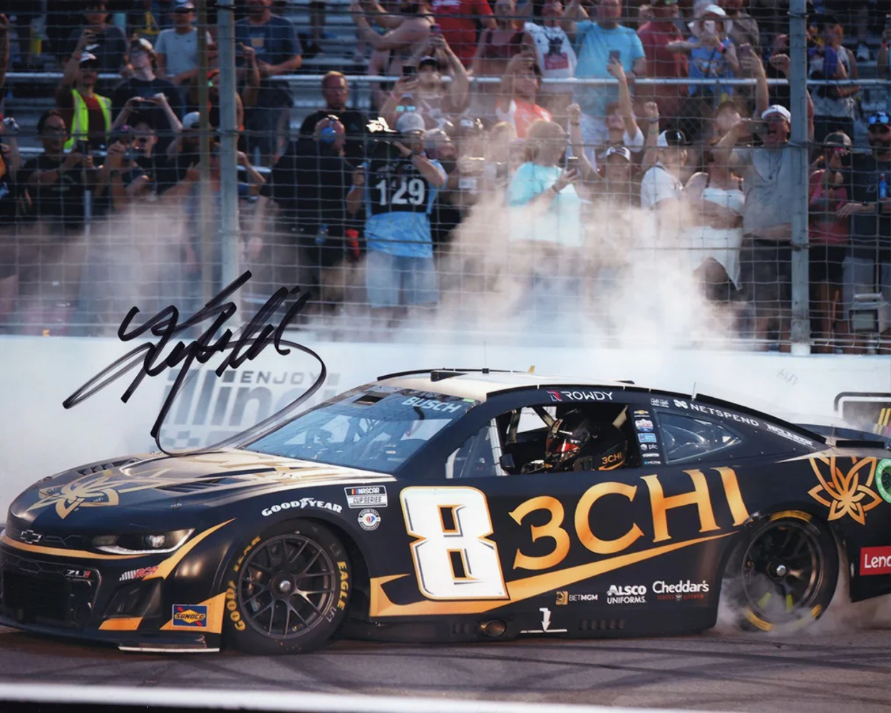 AUTOGRAPHED 2023 Kyle Busch #8 GATEWAY WIN (Victory Burnout) #8 3CHI ...