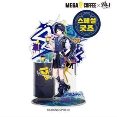Genshin Impact X Mega Coffee Collab Wanderer Scaramouche Acrylic ...