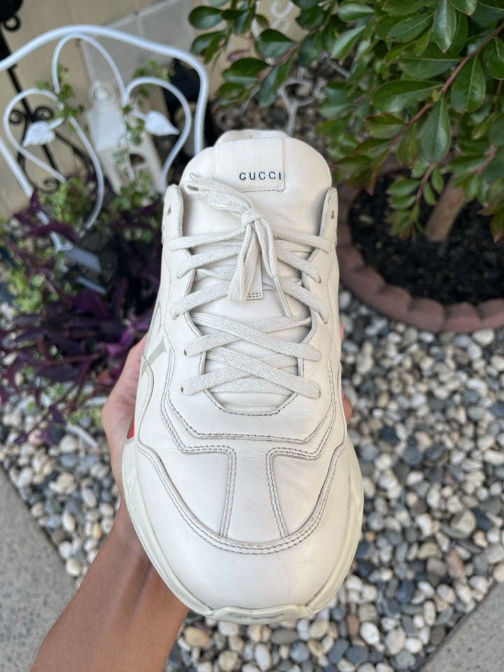 Gucci Rython Logo Shoes Size 11 Men’s (THROW OFFERS) | eBay