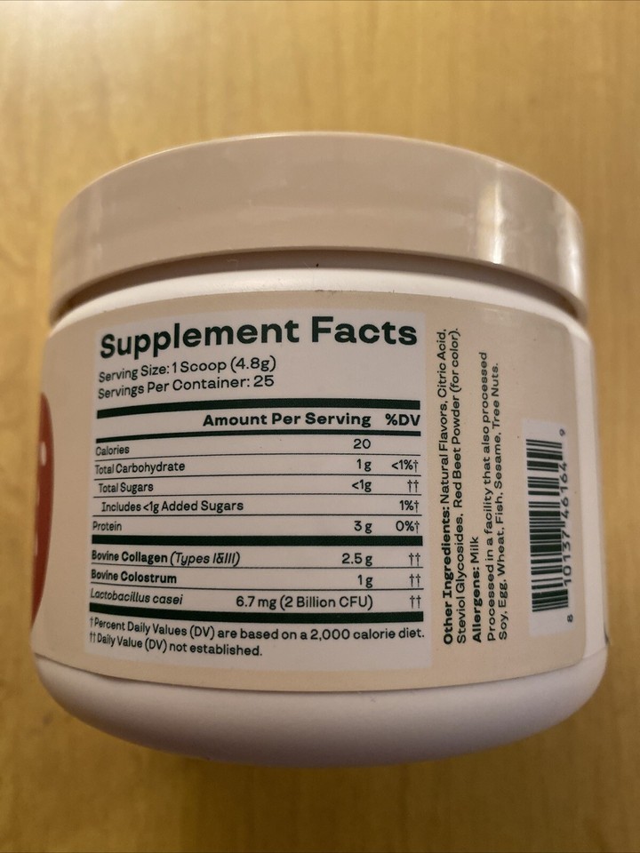 Bloom Colostrum & Collagen Peptides Strawberries & Cream Gut Health 4. ...