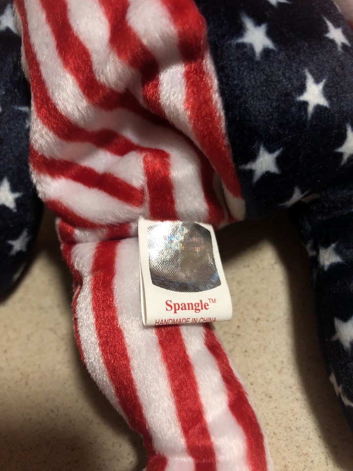 TY Spangle Pink Head Version Original BEANIE BABY 1999 Retired MWMT | eBay