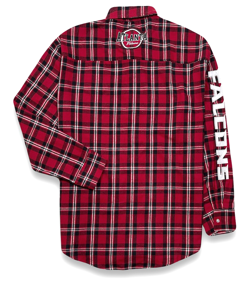 Atlanta Falcons / NFL / FOCO Flannel Shirt - NWT Mens Size Large ...