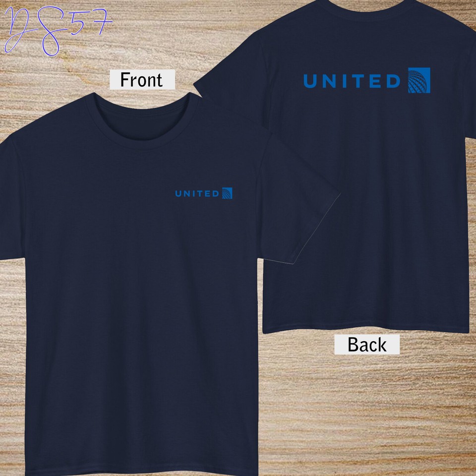 United Airlines T-Shirt Logo Many Colors S to 5XL Made In USA | eBay